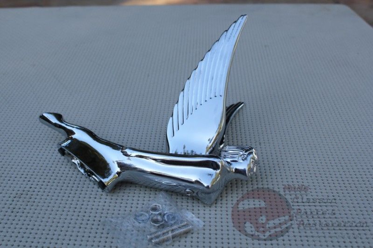 Art Deco Flying Winged Wing Godess Angel Hood Ornament Custom Truck Hot